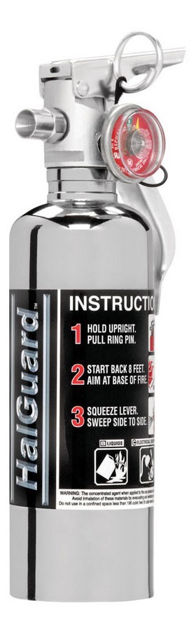 Fire Ext 1.4lb Halguard Chrome – Z Speed Shop